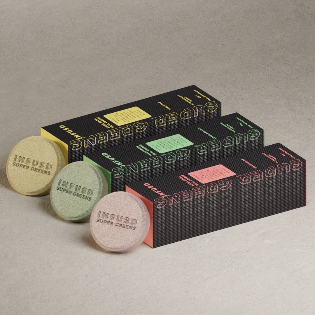 Infusd Super Greens Tripack Variety for Daily Wellness